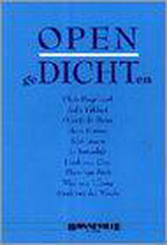 Open gedichten | 9789073304567 | Boeken | bol