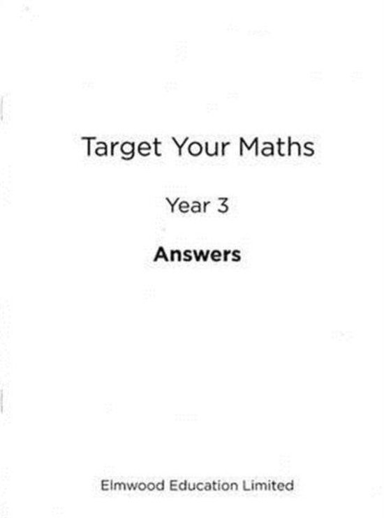 Target Your Maths Year 3 Answer Book | 9781906622312 | Stephen Pearce ...