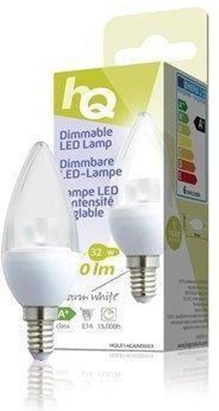 Dimbare LED-kaarslamp E14 5,5W 350lm WARM WIT 2700K | bol.com