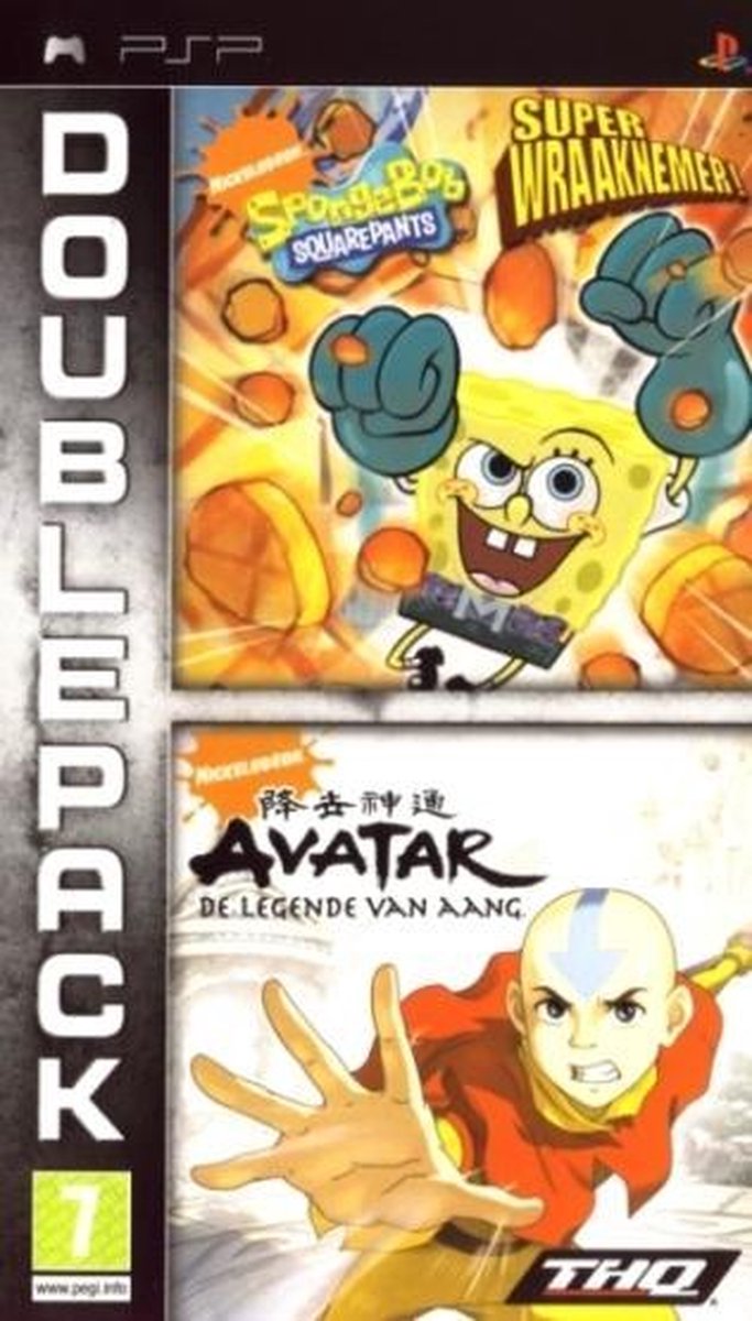 Spongebob, Super Wraaknemer + Avatar, De Legende Van Aang (double Pack ...
