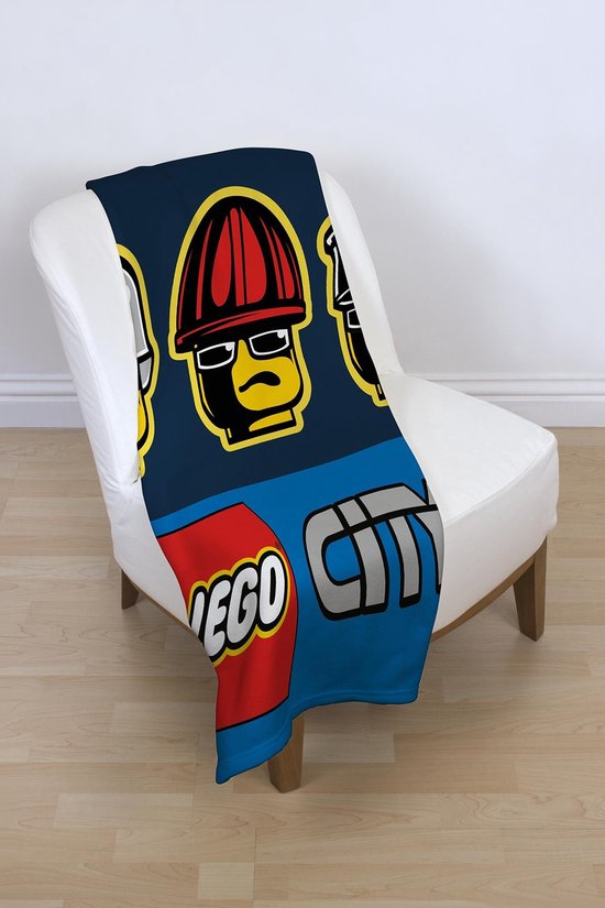 LEGO City fleece deken - 150 x 120 cm - Lego plaid | bol