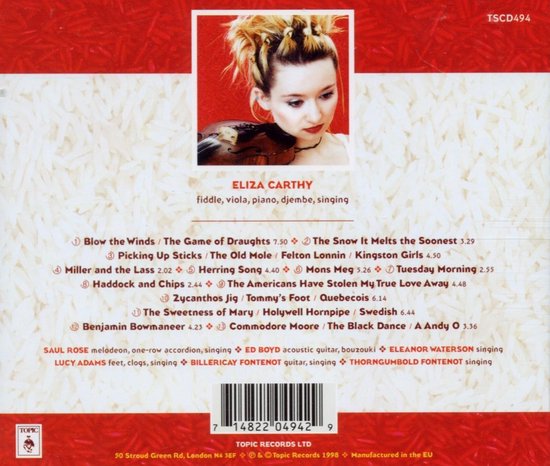 Rice, Eliza Carthy | Muziek | bol