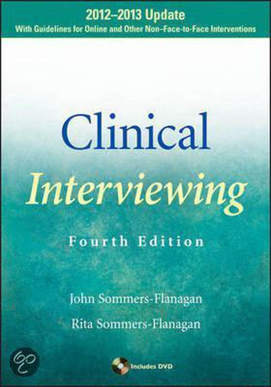 Clinical Interviewing, John Sommers Flanagan | 9781118390115 | Boeken | bol