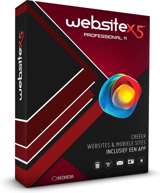 Incomedia WebSite X5 Professional 11 - Nederlands/ Box | bol