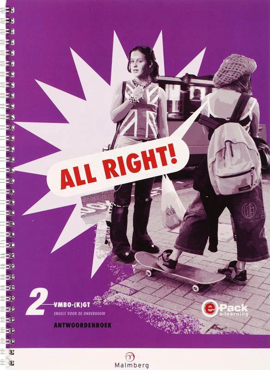 All right ! 2 vmbo kgt antwoordenboek a | 9789034531728 | M. Koevoets ...