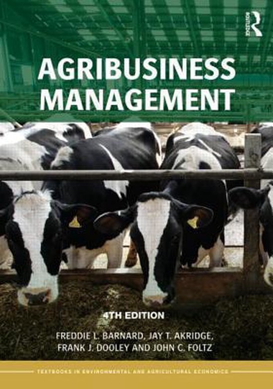 Agribusiness Management, Jay T. Akridge | 9780415596961 | Boeken | bol