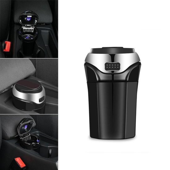 Asbak - mini afvalbak - voor in de auto om om mee te nemen - los voor ...