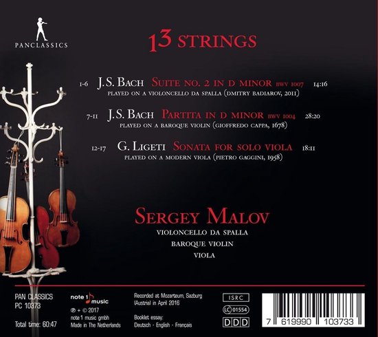 Sergey Malov - 13 Strings (CD), Sergey Malov | Muziek | bol