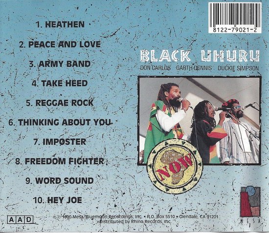 Now, Black Uhuru | CD (album) | Muziek | bol
