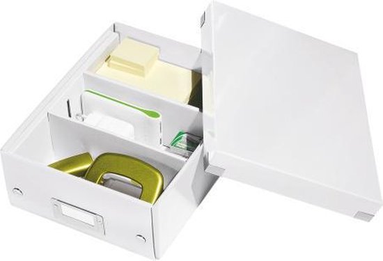 Leitz Wow Click & Store Kleine Opbergdoos - 84% Gerecycled Karton ...