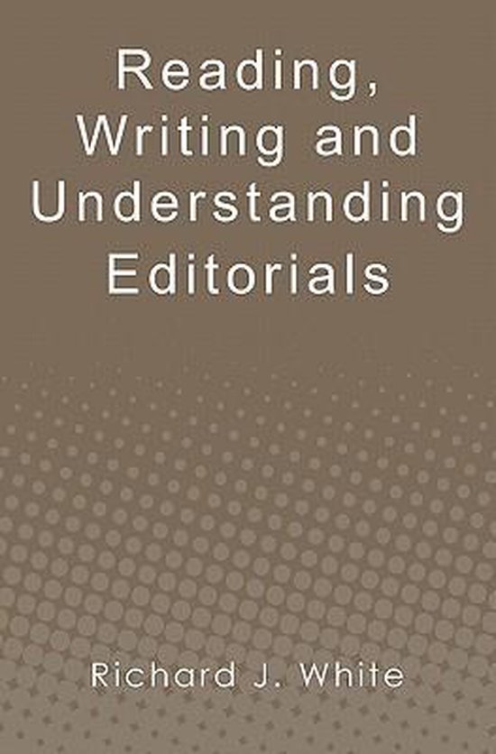 Reading, Writing and Understanding Editorials | 9781439262634 | Richard ...