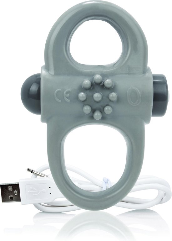 The Screaming O - Charged Yoga Vibe Ring Grijs | bol.com