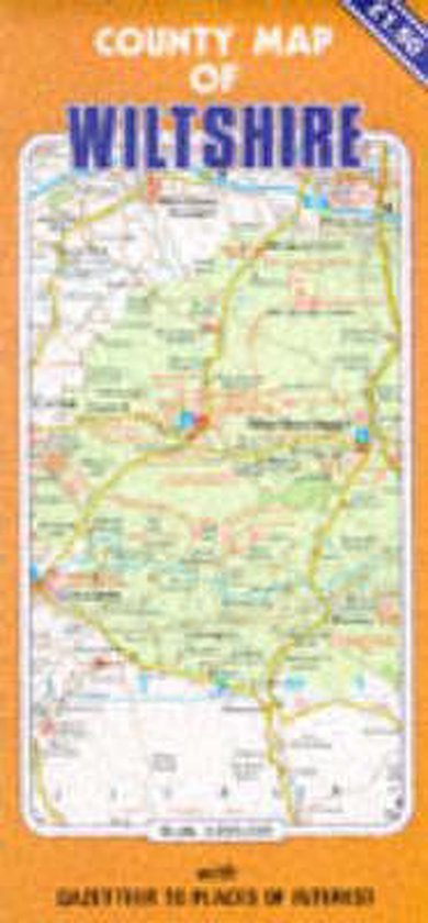 Wiltshire County Map | 9780860844938 | Boeken | bol.com