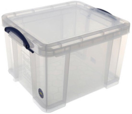 Really Useful Box 35 liter transparant gerookt | bol