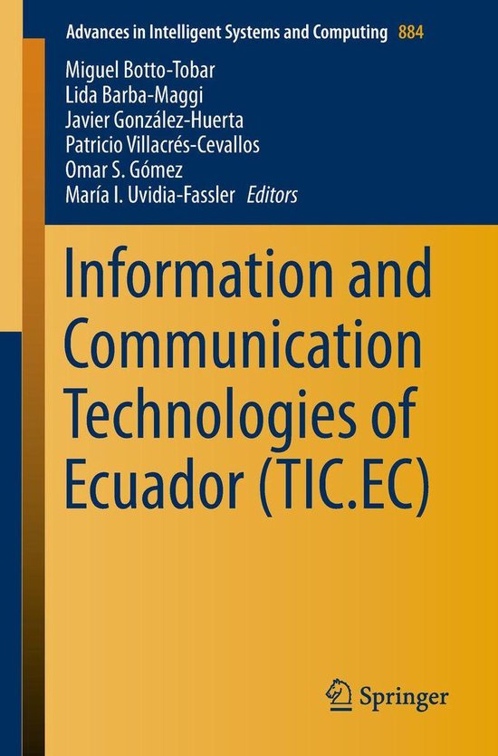 Advances in Intelligent Systems and Computing 884 - Information and ...