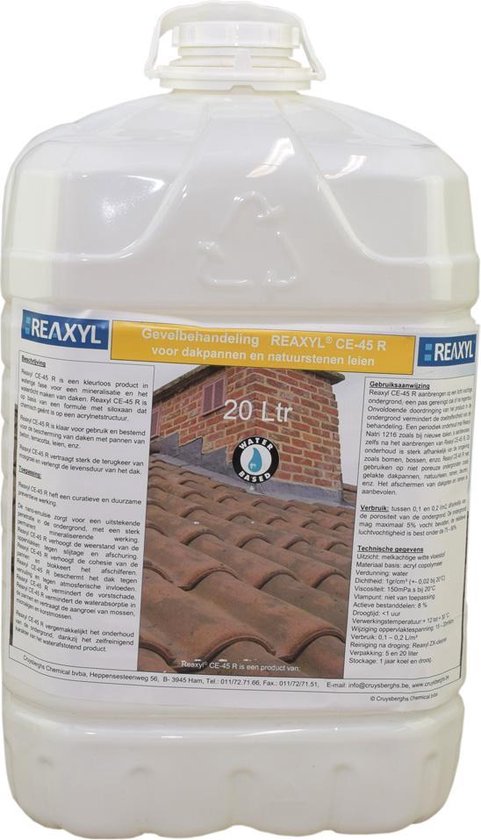 Reaxyl CE-45 R hydrofuge van dakpannen en natuurleien, 25 liter | bol