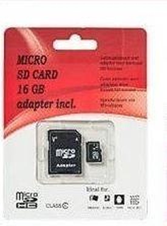 Micro SD Card 16 GB inclusief adapter | bol