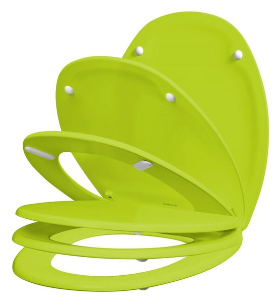 Allibert wc-bril SERENITY² - geperst hout - soft close - afklikbaar ...