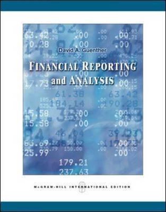 Financial Reporting and Analysis, David A. Guenther | 9780071252492 ...