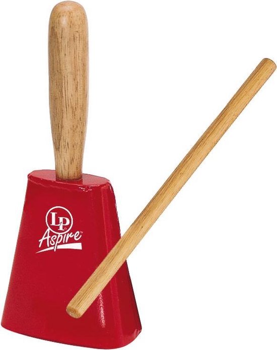 Latin Percussion LPA900 Aspire EZ Grip Cowbell Red handheld cowbell | bol