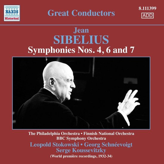 Sibelius: Symphonies 4,6+7, Schneevoigt | CD (album) | Musique | bol.com