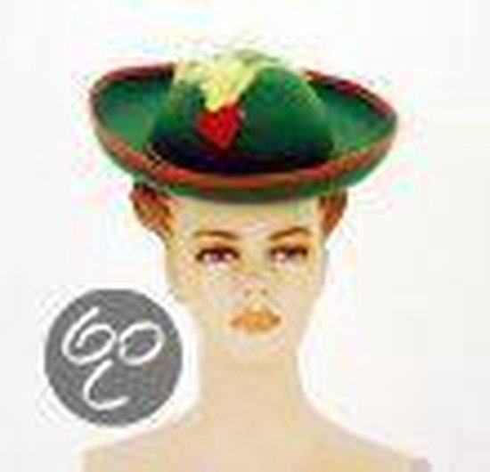 Tiroler dames hoed groen vilt | bol