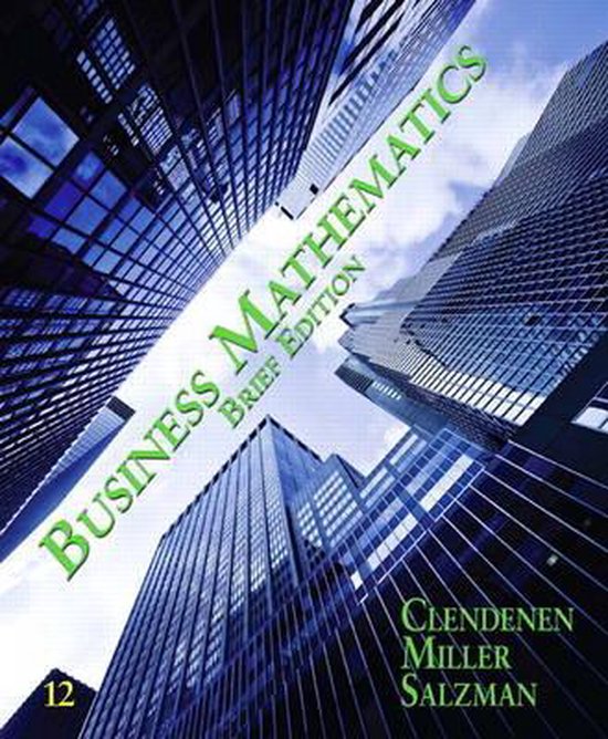 Business Mathematics | 9780132545877 | Gary Clendenen | Boeken | bol.com