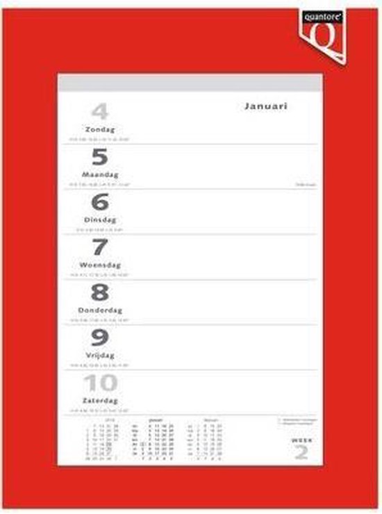 Weekkalender 2017 | bol