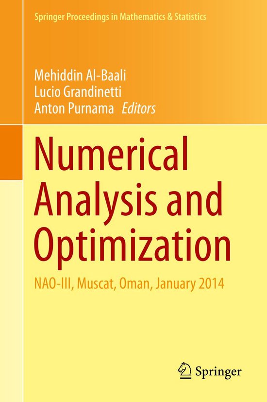 Springer Proceedings In Mathematics And Statistics 134 Numerical Analysis And Bol