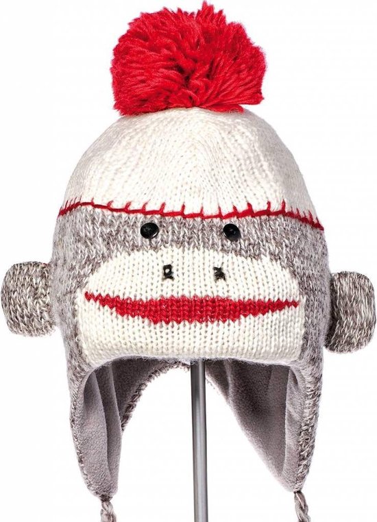 Knitwits animal hats Cute Sock Monkey muts | bol.com