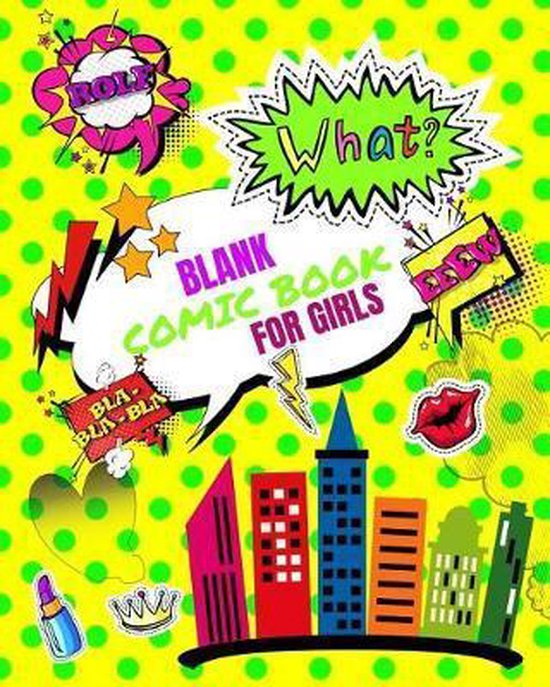 Blank Comic Book For Girls, Trixie Art Designs | 9781095422502 | Boeken ...
