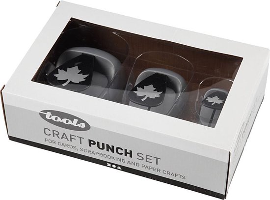 Ponsen set, b: 25+49+75 mm, ahorn blad, 3 assorti | bol.com