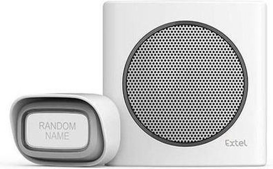 Extel diBi Flash white draadloze deurbel | bol Extel diBi Flash white draadloze deurbel | bol