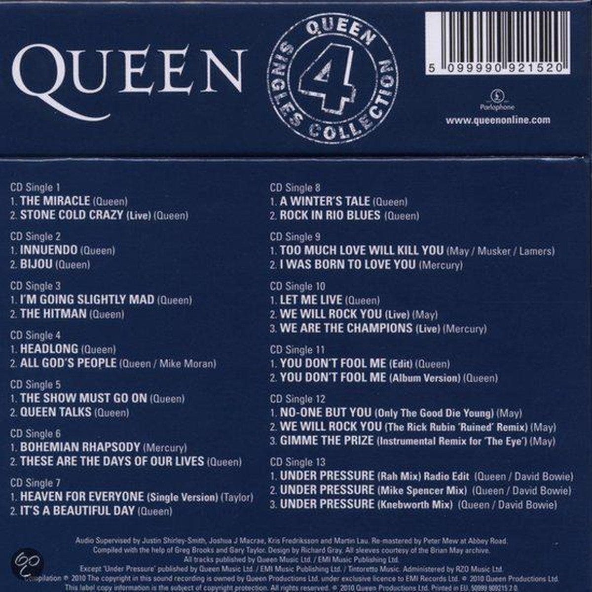 The Singles Collection Vol. 4, Queen | CD (album) | Muziek | bol.com
