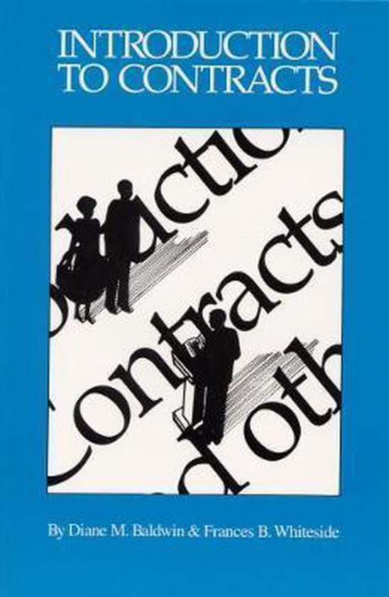 Introduction to Contracts | 9780929563558 | Diane Baldwin | Boeken | bol.com