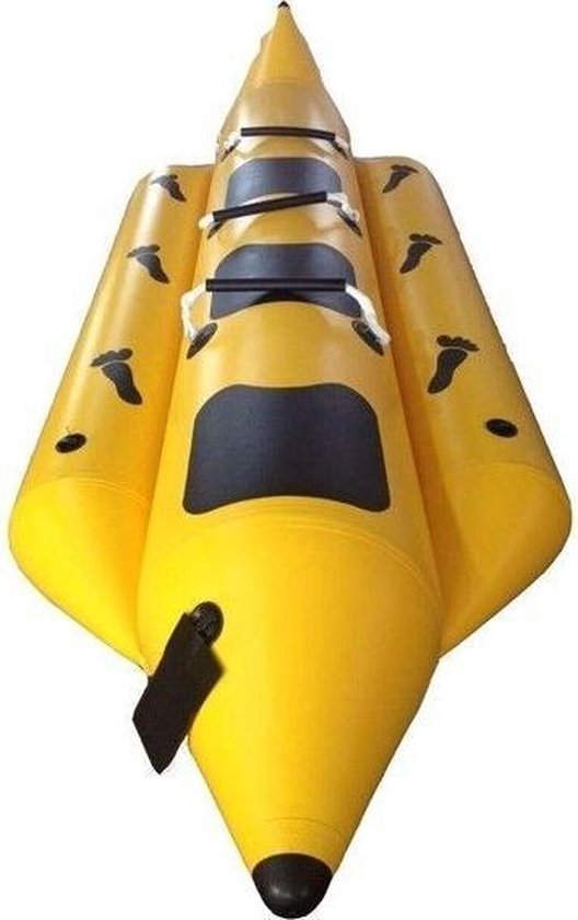 banana boot 3 personen - opblaasbare banaan boot - banaan voor op het ...