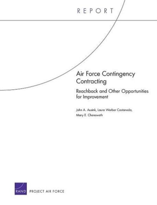 Air Force Contingency Contracting, Ausink | 9780833050120 | Boeken ...