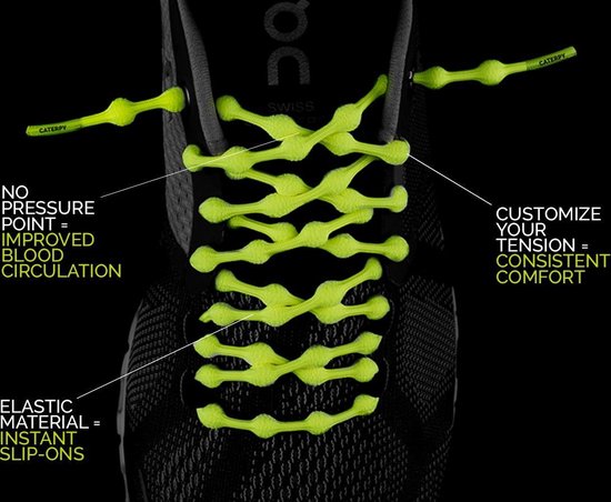 Caterpy Laces - 75cm / Chestnut Brown | bol.com