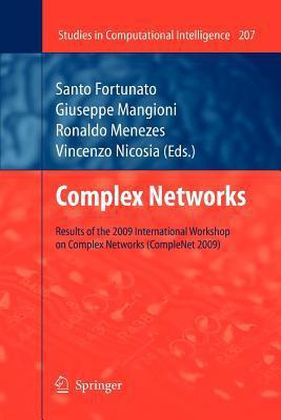 Complex Networks | 9783642269318 | Springer | Boeken | bol