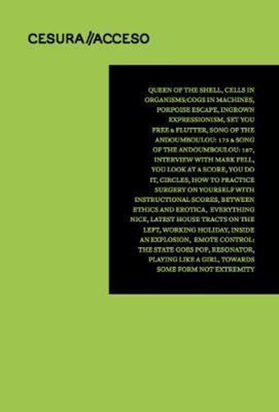 Cesura//Acceso | 9780993024610 | Boeken | bol.com
