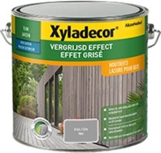 Effet gris Xyladecor - Teinture pour bois - Grijs - 2,5 L | bol.com