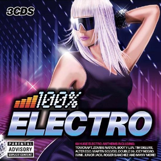 100% Electro / Various, various artists | CD (album) | Muziek | bol.com