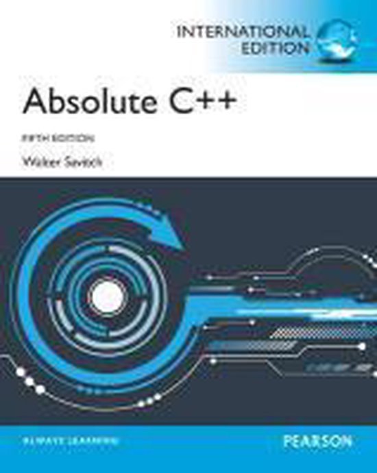 Absolute C++, Savitch Walter | 9780273769323 | Boeken | bol