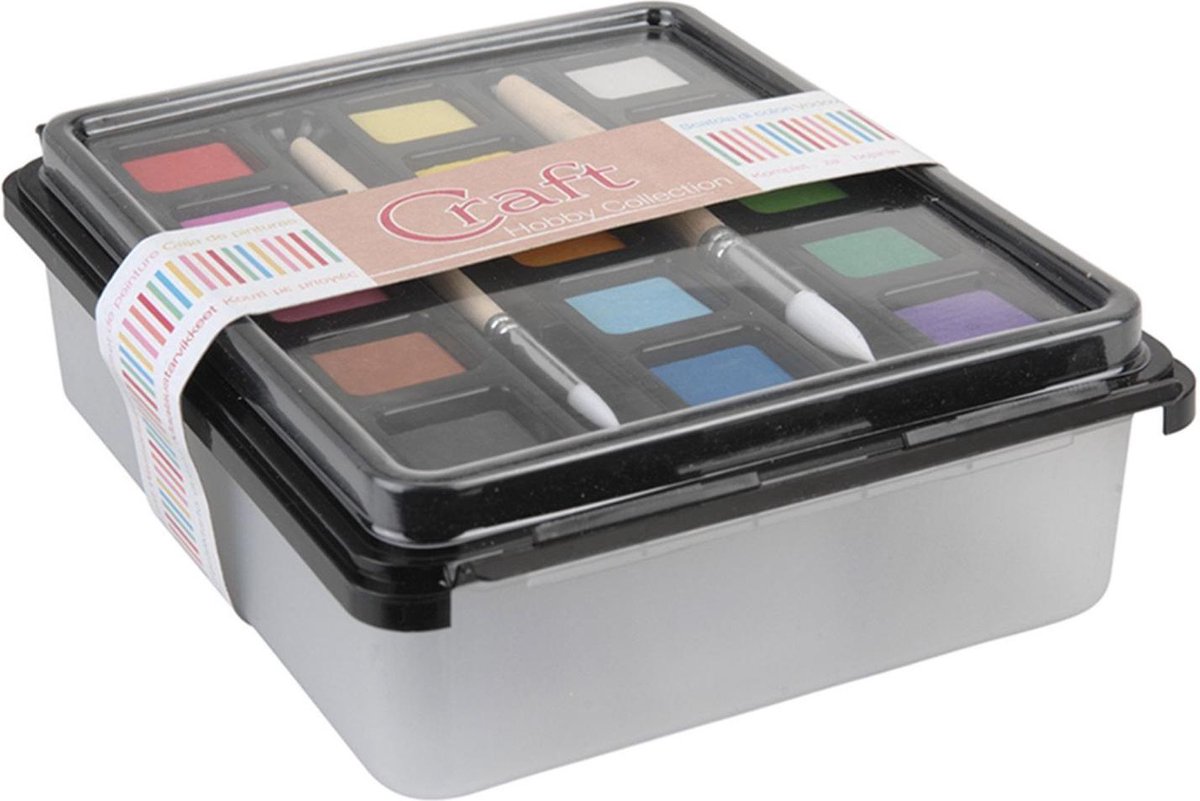 Verfdoos incl 14 kleuren verf | bol.com