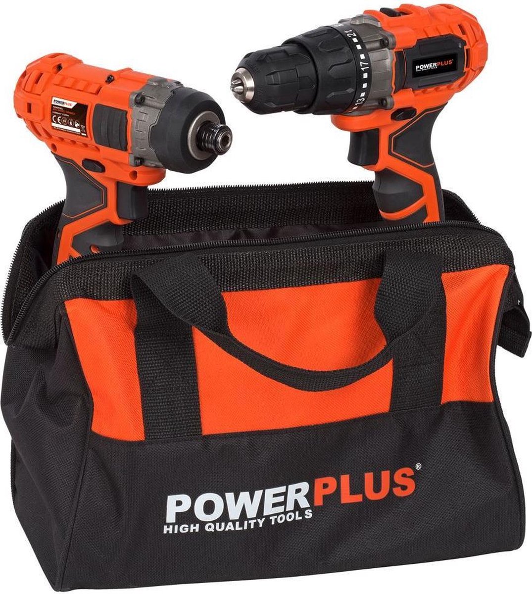 Powerplus Dual Power Accuboormachine en Slagschroevendraaier set - 2 x ...