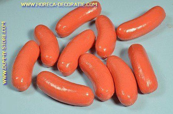 Worstjes, 10 stuks - 30x95 mm - vleesdummy | bol