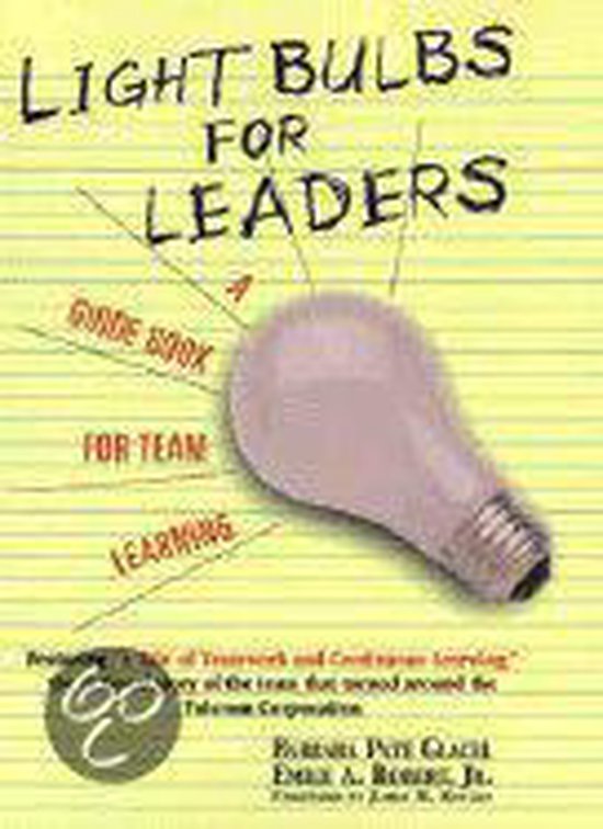 Light Bulbs for Leaders, Barbara Pate Glacel | 9780471146636 | Boeken | bol