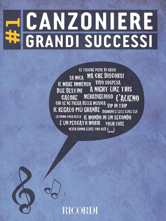 Canzoniere Grandi Successi 1, Divers | 9790215108868 | Boeken | bol