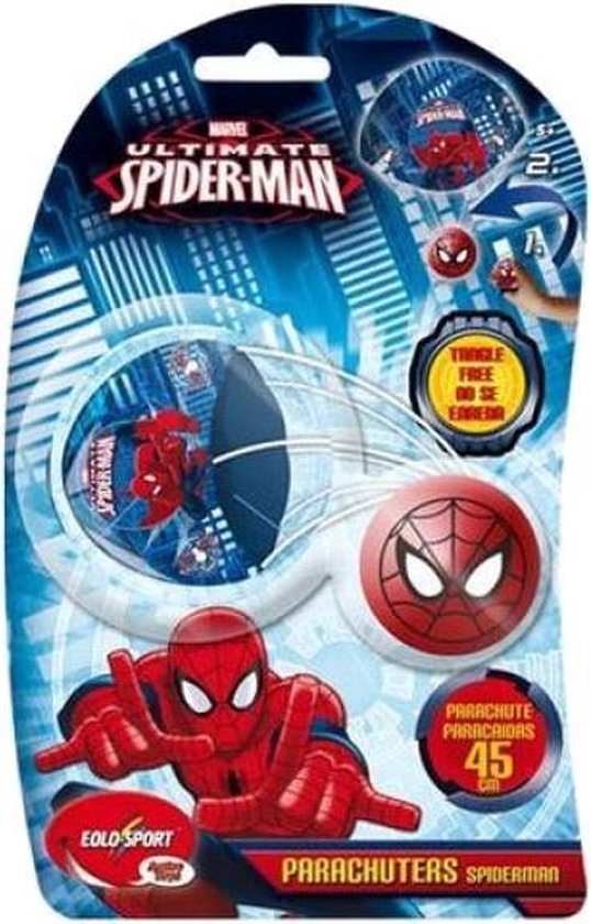 Marvel Parachute Spider-man 45 Cm Rood/blauw | bol