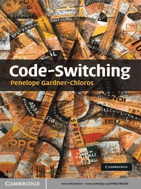 Code-switching (ebook), Penelope Gardner-Chloros | 9780511699153 ...